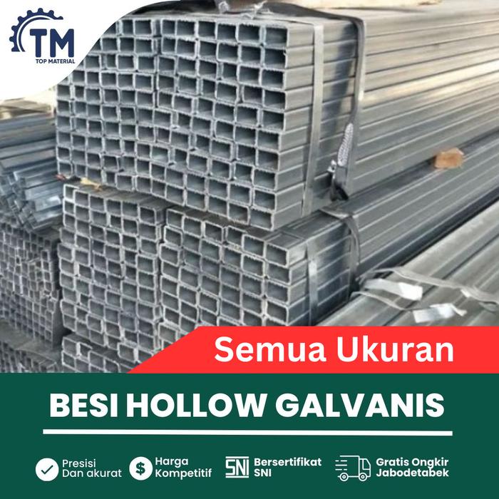 Jual Harga Besi Hollow Galvanis 2x2 2x4 3x3 4x4 4x6 4x8 5x5 10x10 15x15 ...