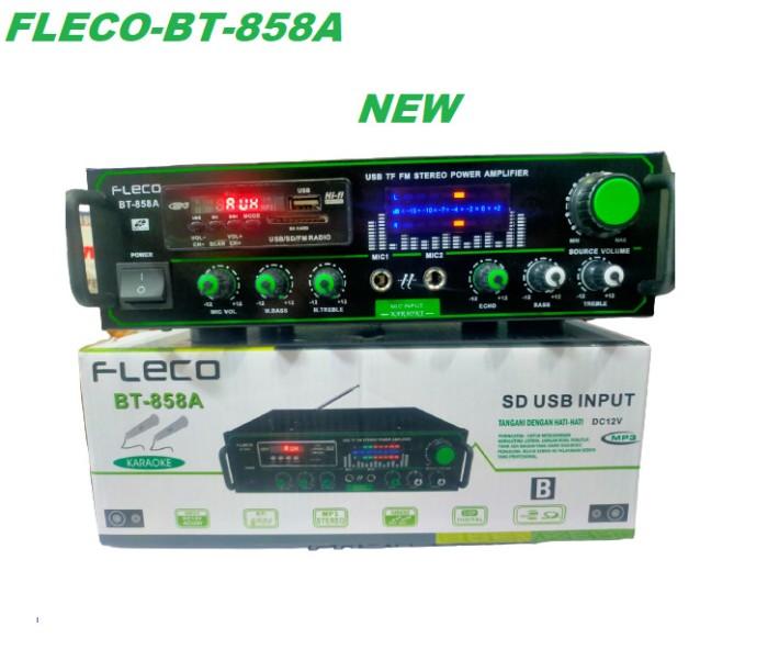 Jual Power Amplifier Fleco Bluetooth BT-858A / Power Amplifier New ...