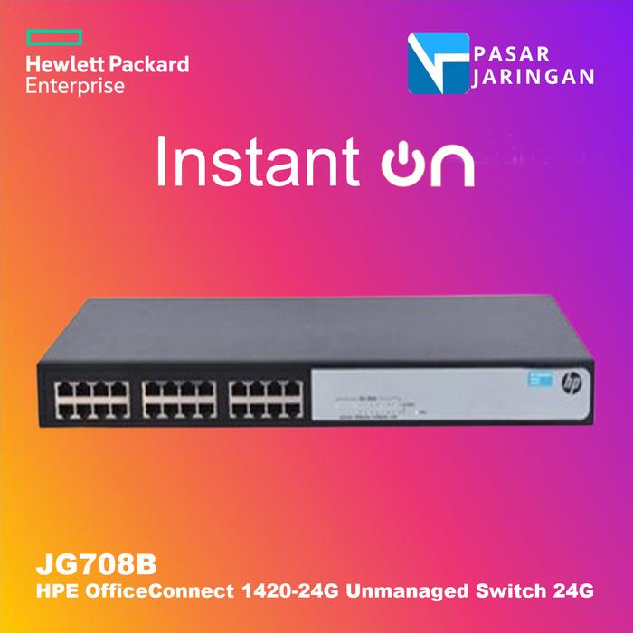 Jual JG708B HP Switch 24 Port Gigabit 1420-24G-R - Jakarta Pusat ...