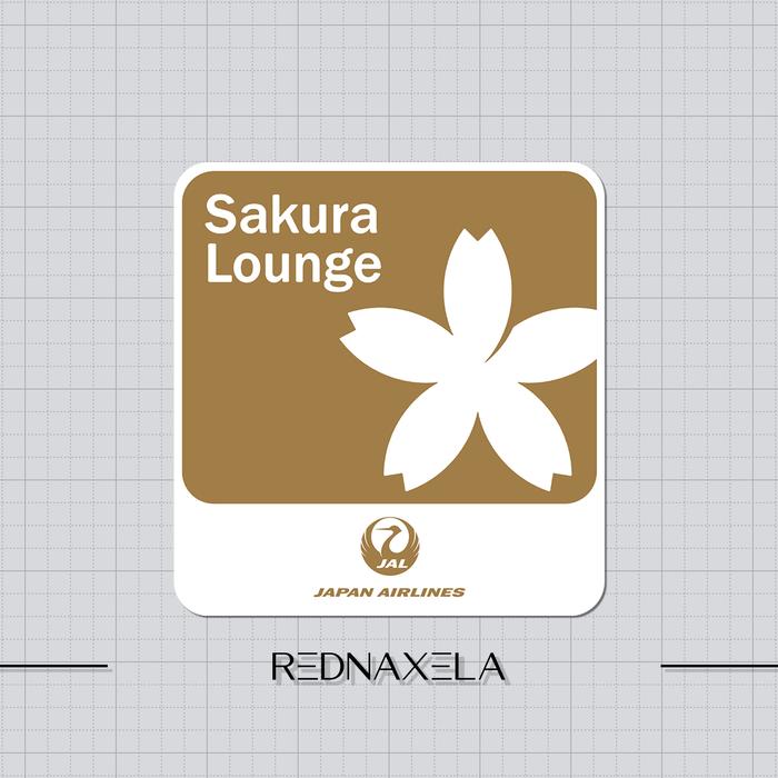 Jual Stiker Vinyl Japan Airlines Sakura Lounge Stiker Koper Outdoor ...