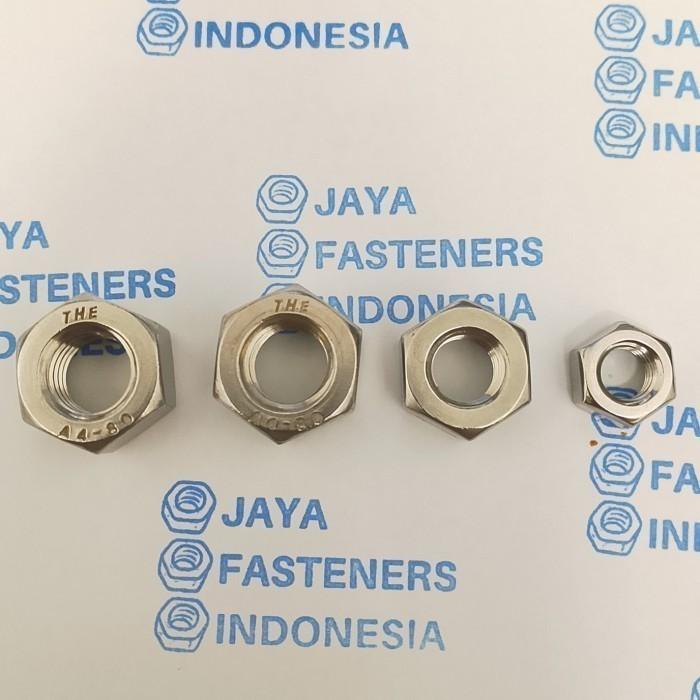 Jual MUR M18 Stainless steel 316 | HEX NUT M18 SS 316 THE sus Mur ...