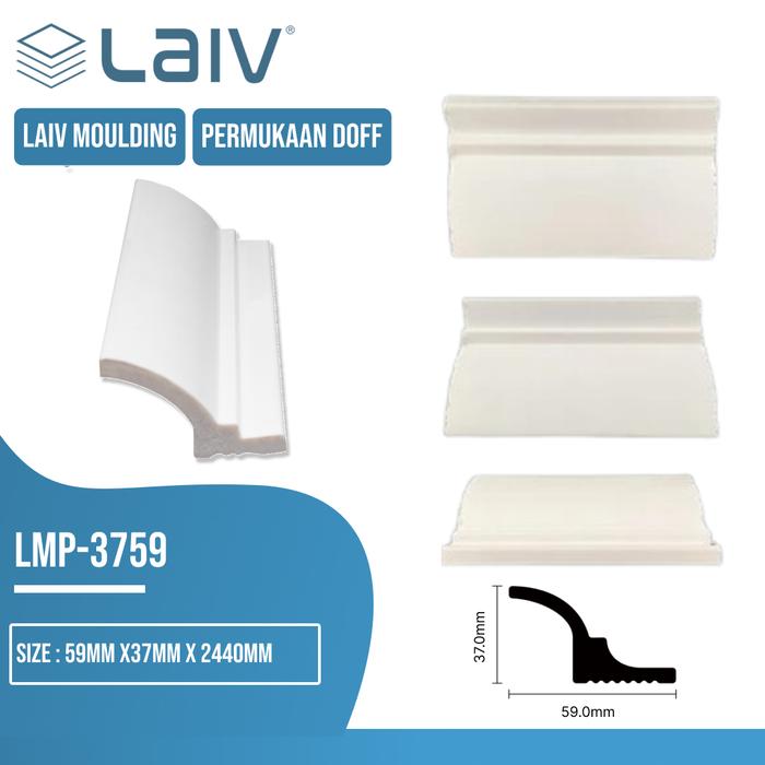 Promo LAIV Wall Moulding PVC List Dinding Lis Profil Ukiran Dinding ...