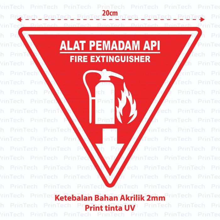 Jual Sign Rambu APAR / Segitiga APAR / Rambu Alat Pemadam Api Ringan ...