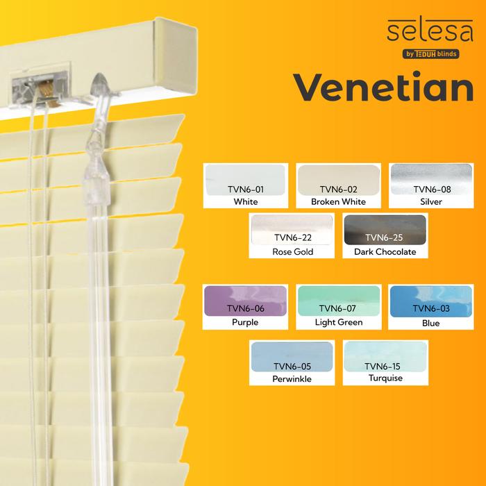 Jual Horizontal Blind - Tirai Gulung PVC - 25MM - kerai alumunium ...
