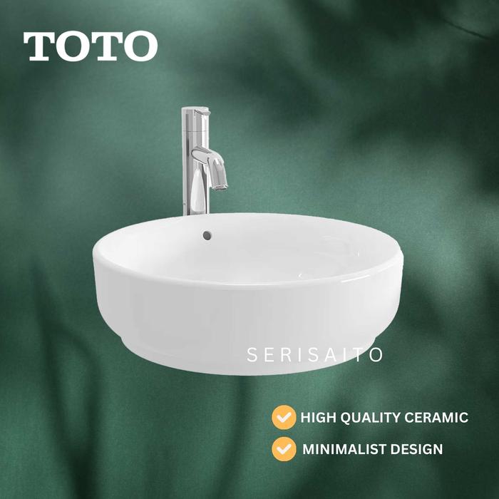 Jual Wastafel TOTO LW895J / Washtafel 895 ORI Bulat Meja Lingkaran ...