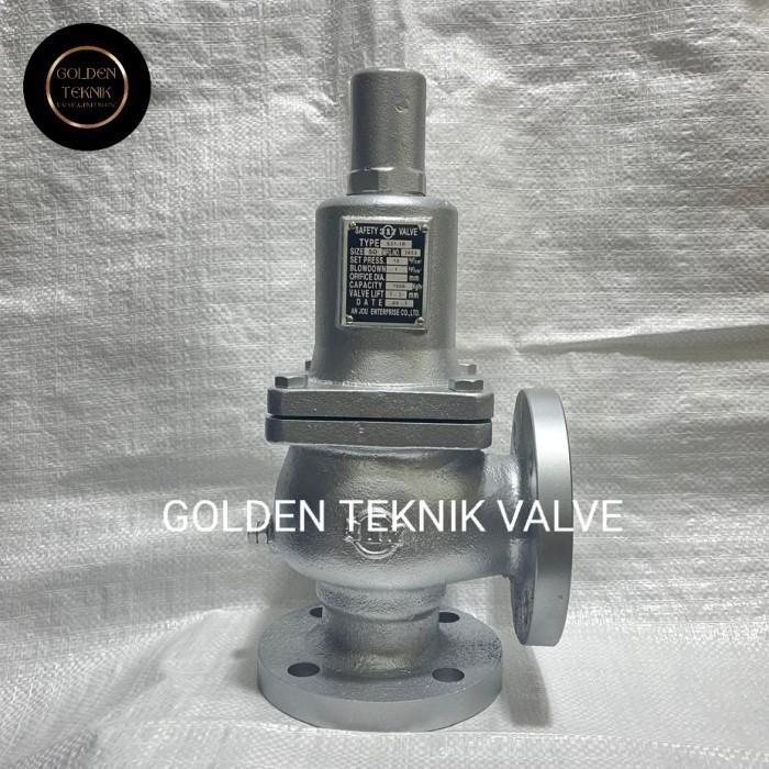 Jual SAFETY VALVE 317 6" INCH CAST IRON FLANGE JIS 10K NON HANDLE 10BAR RELIEF VALVE WITHOUT ...