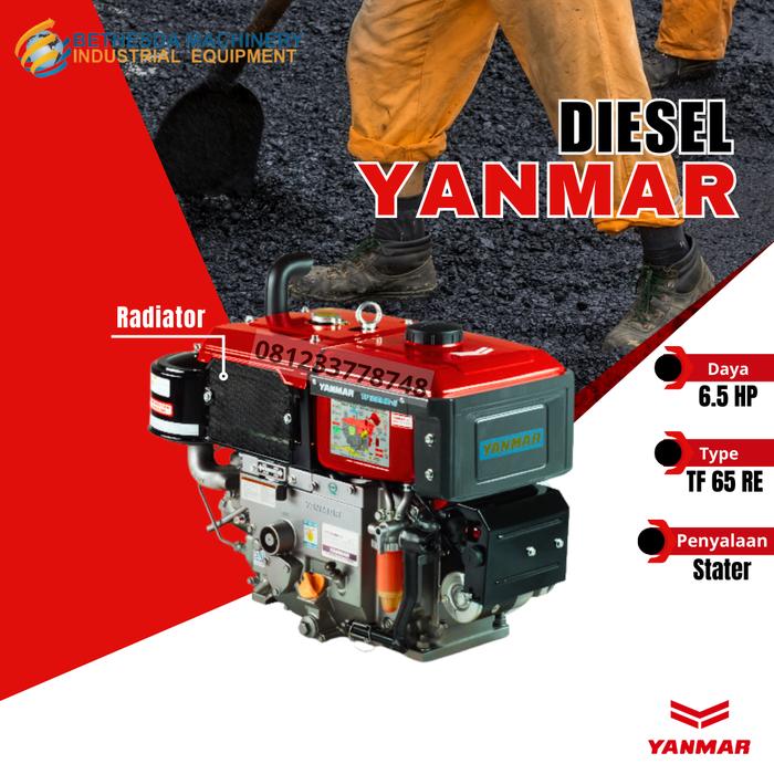 Jual Mesin Motor Diesel 6.5 PK Yanmar Stater - Penggerak Mesin TF 65 RE - Kota Surabaya - Genset ...