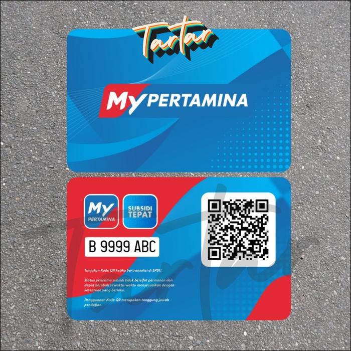 Promo MyPertamina Skin Stiker Kartu ATM E Money Flazz Barcode My ...