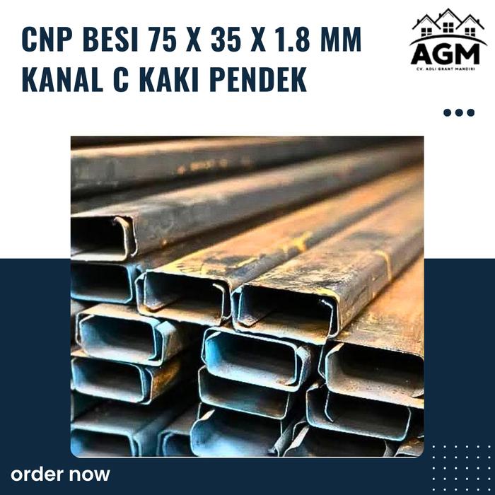 Jual cnp besi 75 x 35 x 1.8 mm kanal C kaki pendek - Kota Surabaya - CV ...