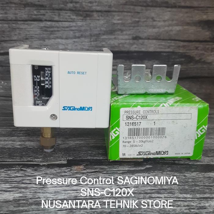 Jual Pressure Control SAGINOMIYA SNS-C120X Pressure Switch 20kg - Jakarta Barat - Nusantara ...