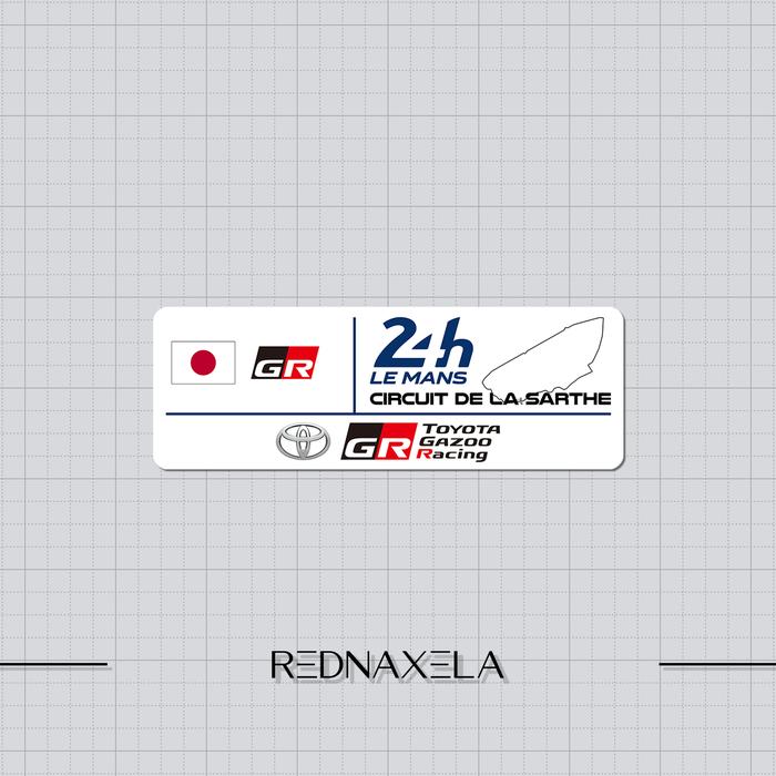 Jual Stiker Vinyl Toyota Gazoo Racing FIA WEC Outdoor High Quality ...