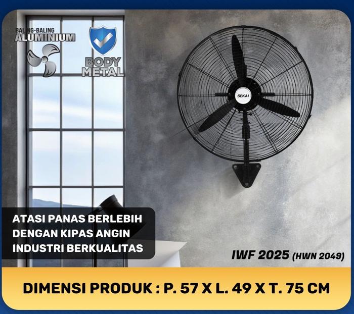 Promo SEKAI Kipas Angin Dinding INDUSTRI IWF 2038 IWF2038 20INC - iwf ...