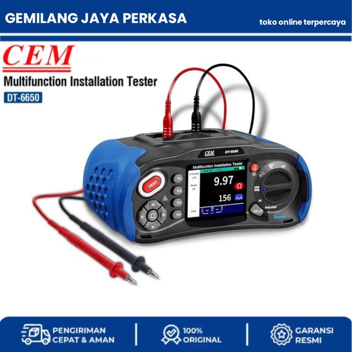 Jual CEM DT6650 Fast High Current Loop Test Multifunction Insulation ...
