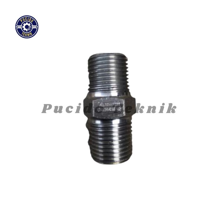 Jual Double Nepple/ Hex Nepple 3000 Drat NPT 1 1/2" Besi A105 - Jakarta ...