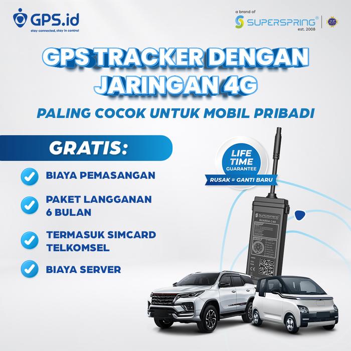 Promo GPS ID TRACKER GUARDA C40 4G SUPERSPRING PELACAK COCOK UNTUK MOBIL Cicil 0% 3x - Jakarta ...