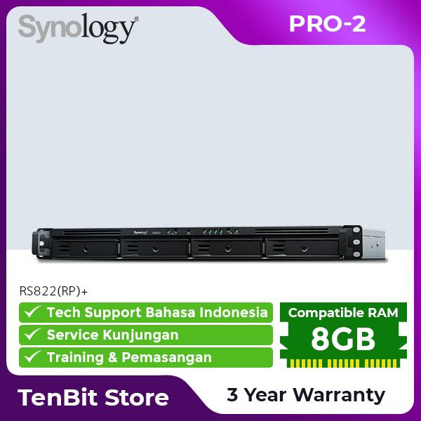 Jual SYNOLOGY RS822RP+ RackStation 4 Bay NAS Storage Server Backup Rack ...