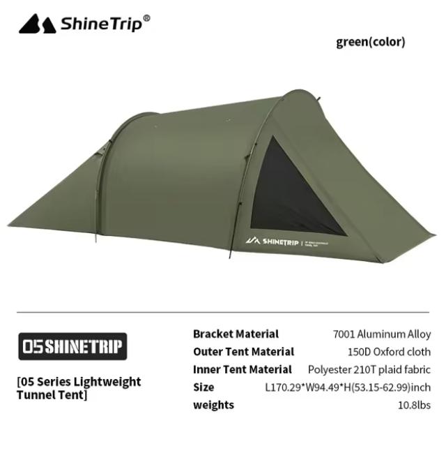 Promo Tenda Tunnel SHINETRIP 2-4P Motorcamp Tent Tenda Camping Outdoor ...