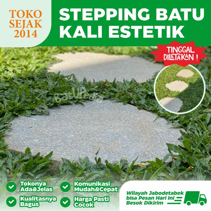 Jual Stepping Stone Pijakan Batu Kali Untuk Taman Estetik - Kota ...