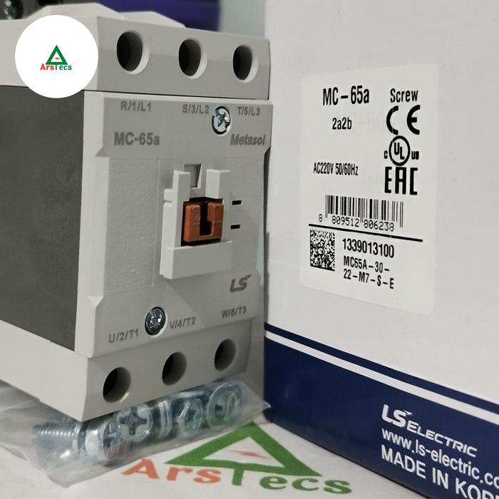 Jual Kontaktor LS Metasol MC-65A 2a2b Coil 220Vac Original - Kab. Semarang - ArsTecs | Tokopedia