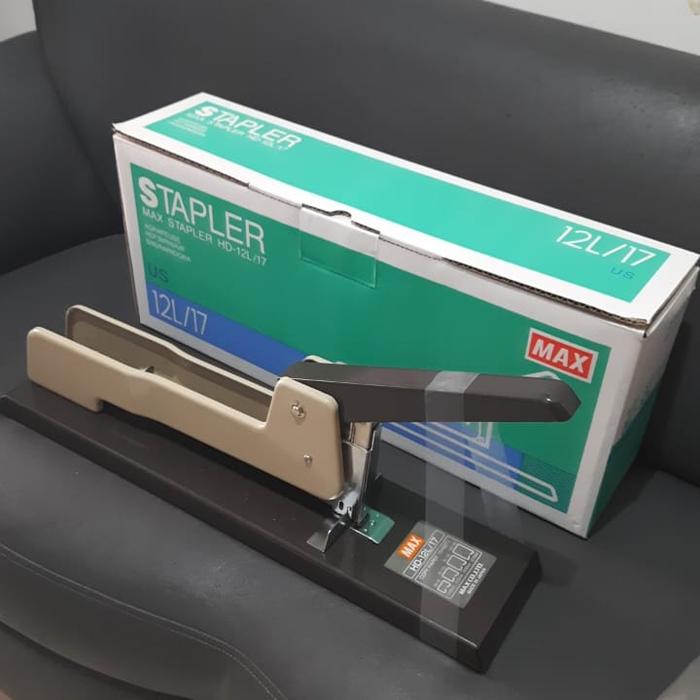 Jual Stapler Max Stapler HD-12L/17 Staples Jilid Jumbo Original - Kab ...