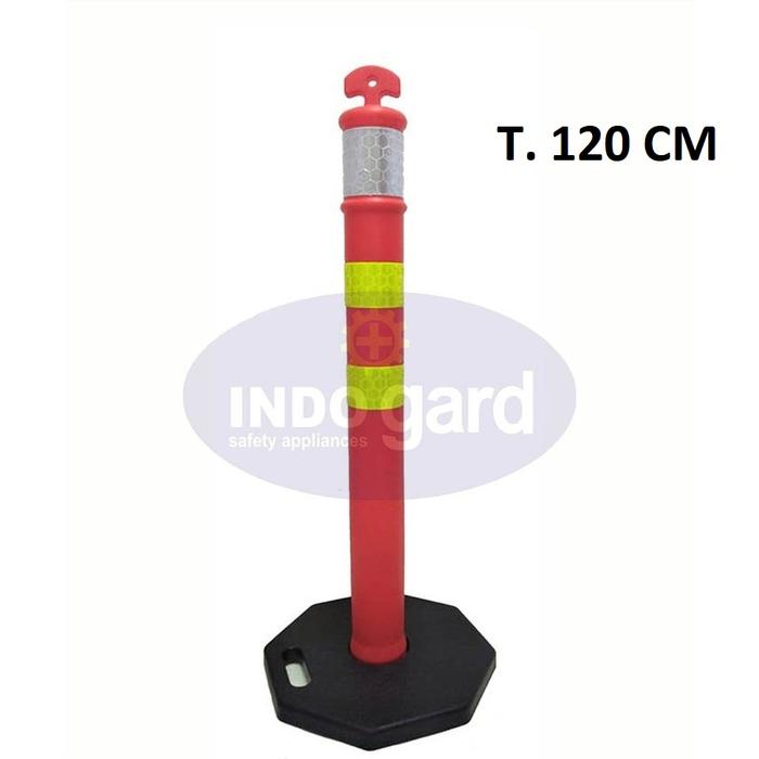 Jual Traffic Delineator, Kerucut Tiang 1,2M, Penguin Stick cone ...