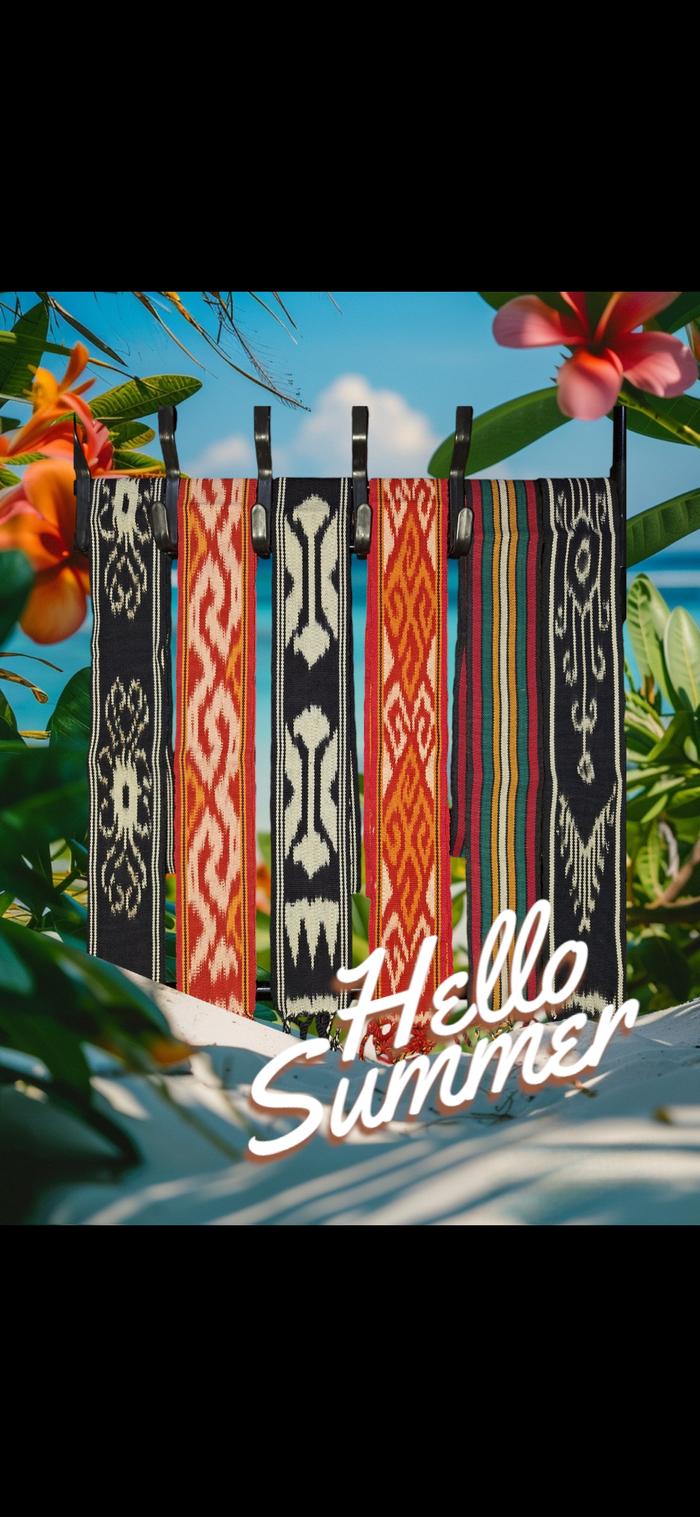 Jual Kain Tenun Etnik / Syal/ Ikat Kepala/ Bandana/ Sortali/ Lombok ...
