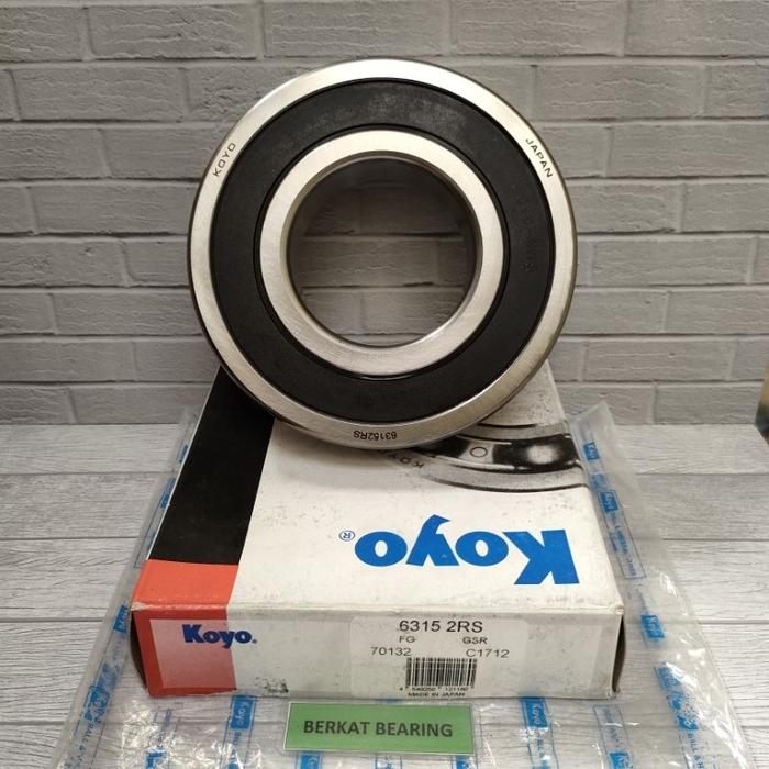 Jual BEARING 6315 2RS KOYO 63152RS KOYO 6315 LLU KOYO UK75X160X37MM ...