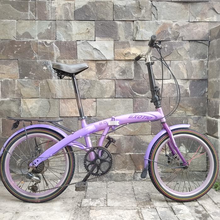 Jual SEPEDA LIPAT EXOTIC DOBEL DISK 20 INCH 6 SPEED - Kab. Bekasi ...