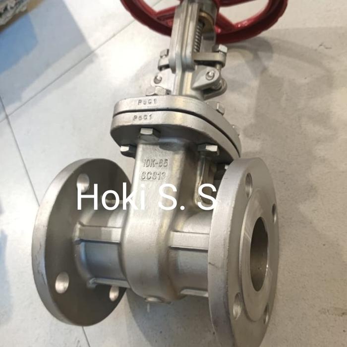 Jual Gate Valve Stainless SS316 JIS 10K Flange 4"inch / DN 100 ...