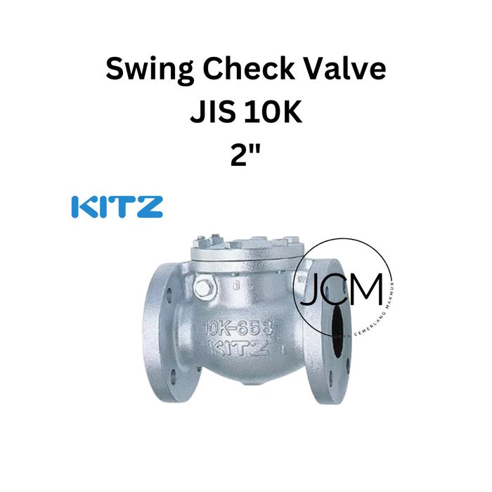 Jual Check Valve JIS 10K Kitz 2" / Swing Check Valve Flange JIS 10K 2 Inch Kitz - Jakarta Pusat ...