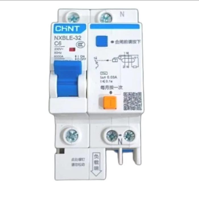 Jual RCBO 30MA ELCB+MCB NXBLE-63 1P+N 6A 10A CHINT - 6A - Kab. Bogor ...