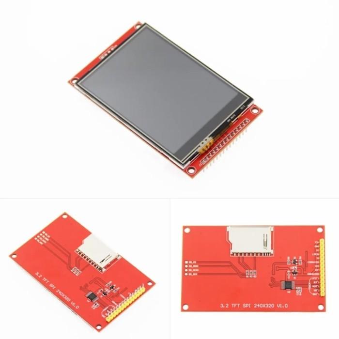 Jual Limited Edition! 3.2" Lcd Tft Touchscreen Spi Serial Ili9341 240* ...