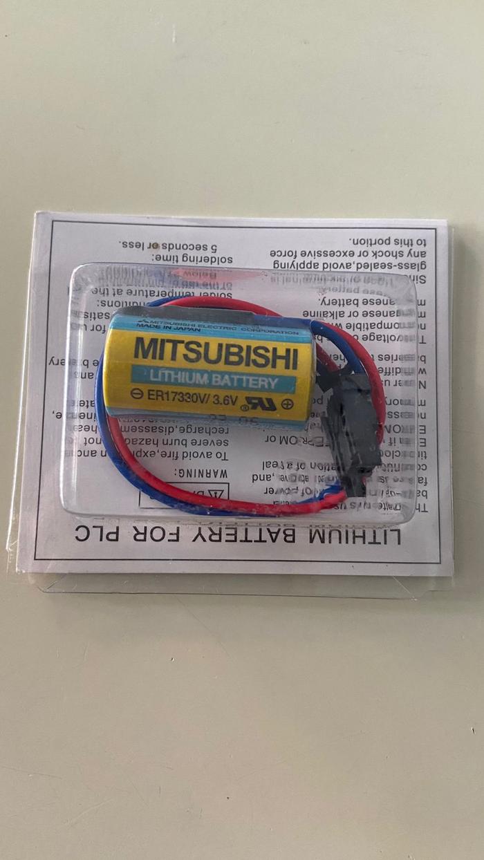 Jual BATTERY LITHIUM PLC ER 17330 A6BAT 3.6V MITSUBISHI - Kota Batam ...