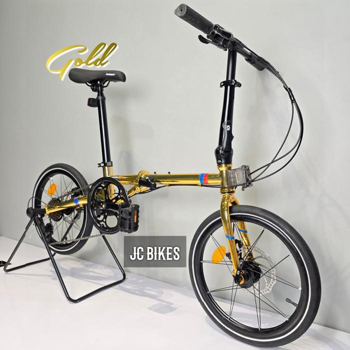 Jual Sepeda Lipat Element Troy 8 Speed 16 Inch UV Chrome, Chameleon ...