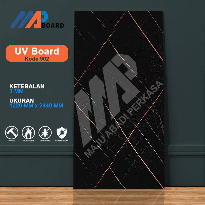 Jual PANEL PVC MARMER / UV BOARD 3MM 122 X 244 CM - UB 902 - Kota ...