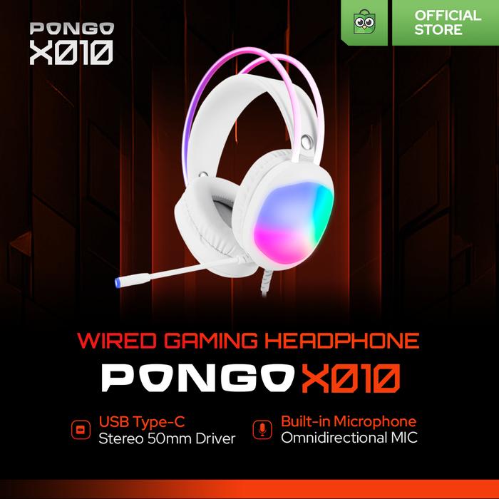 Promo Pongo X010 Gaming Headset Stereo Type C dengan Mikrofon - Jakarta ...