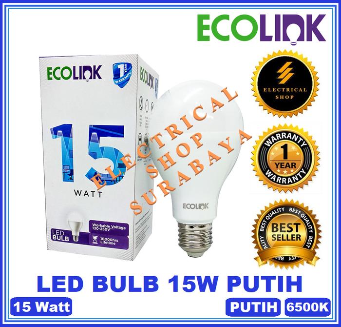 Jual ECOLINK LAMPU LED BULB 4W 6W 8W 10W 12W 15W 25W 35W 45W 4 6 8 10 ...