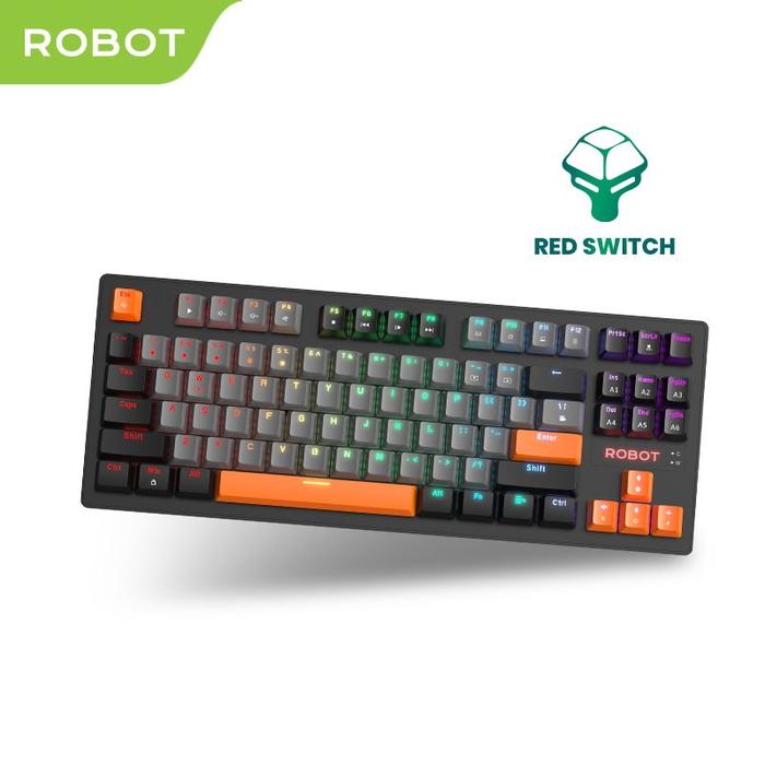 Promo Robot Workmate III / 3 Mehcanical Keyboard Wired Rainbow Lighting ...