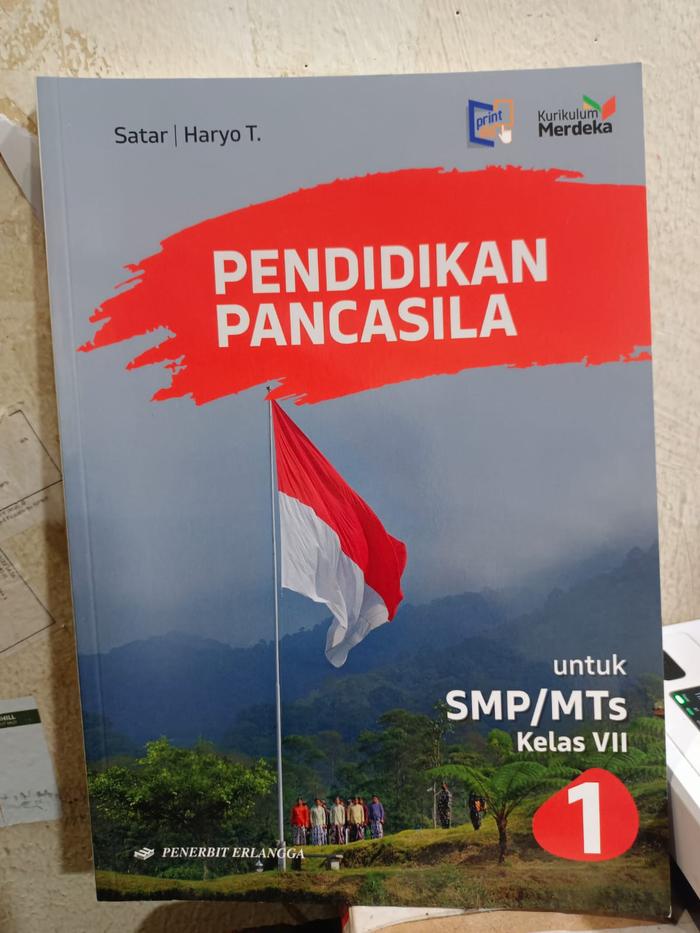 Jual Buku Pendidikan Pancasila PPKN SMP MTS KELAS 7/1/VII Kurikulum ...