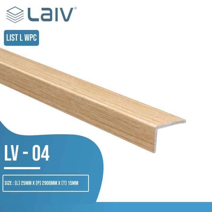 Promo LAIV List Siku L WPC Step Nosing Lantai Tangga Vinyl SPC Lis ...