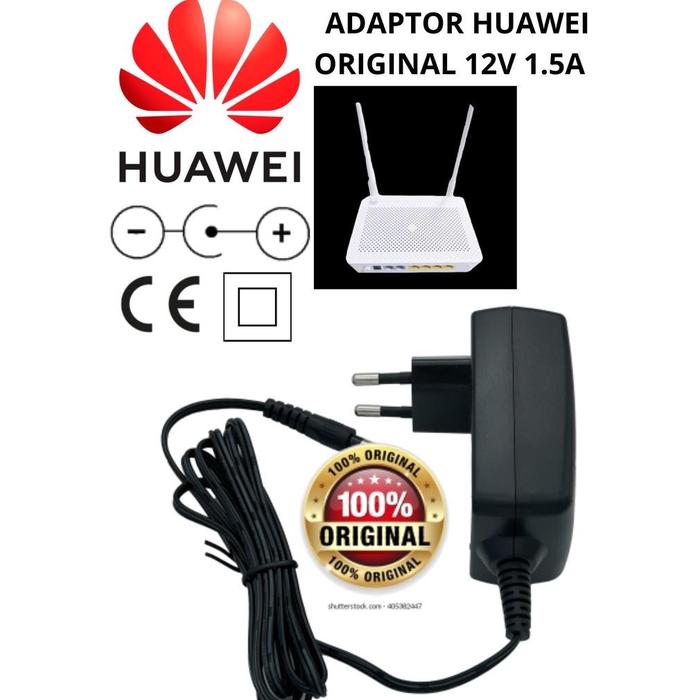 Jual HUAWEI Switching Adaptor 12V 1.5A / 12V 2A ORIGINAL ROUTER MODEM ...
