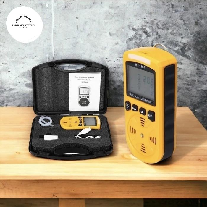 Jual HT-1805 4 in 1 Portable Digital Gas Tester Detector Oxygen LEL CO ...