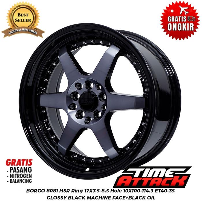 Jual Velg mobil racing model celong ring 17 inch HSR wheel - Kota Bogor - TIME ATTACK TOKO VELG ...