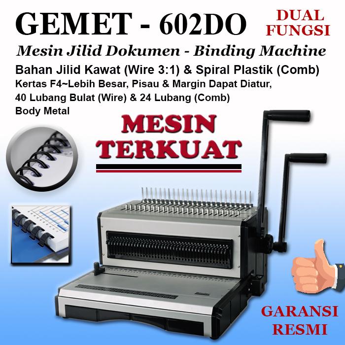Jual Mesin Jilid Spiral Plastik & Kawat (Wire 3:1), Kertas F4 (Bisa A3 ...