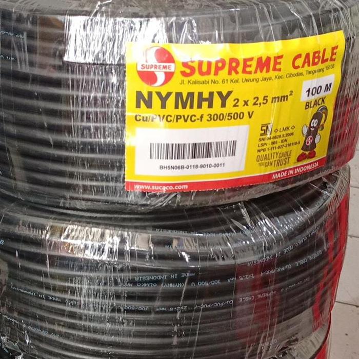 Jual Kabel NYYHY 2 x 2.5 mm Supreme 2x2.5 mm 1 Roll 100 meter - Kota Surabaya - Jagoan Listrik ...