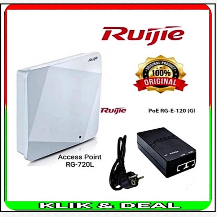 Jual ruiji ruijie rg-ap 720 L indoor wireless access point plus POE RG ...
