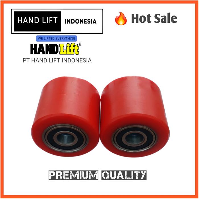 Jual roda hand pallet 3 ton PU 80 x 70 /3" - Kota Tangerang - Material ...
