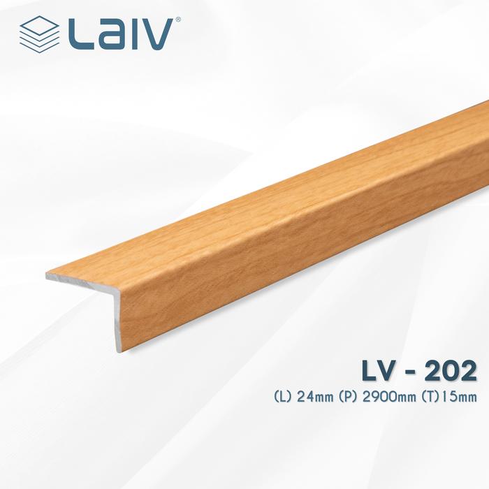 Jual (LAIV) List Siku L WPCC Step Nosing Lantai Tangga Vinyl SPC Lis ...