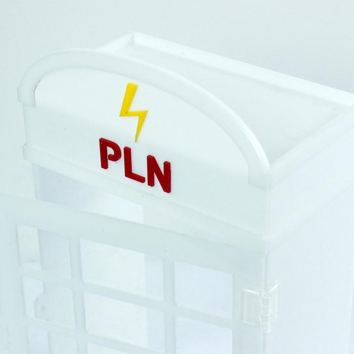 Jual Box Meteran Listrik Akrilik Pascabayar London Edition - Putih ...