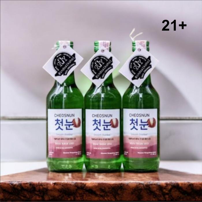 Promo Paket 3 Soju Cheosnun Rasa Leci Lychee 360ml - INDOALKOHOL ...
